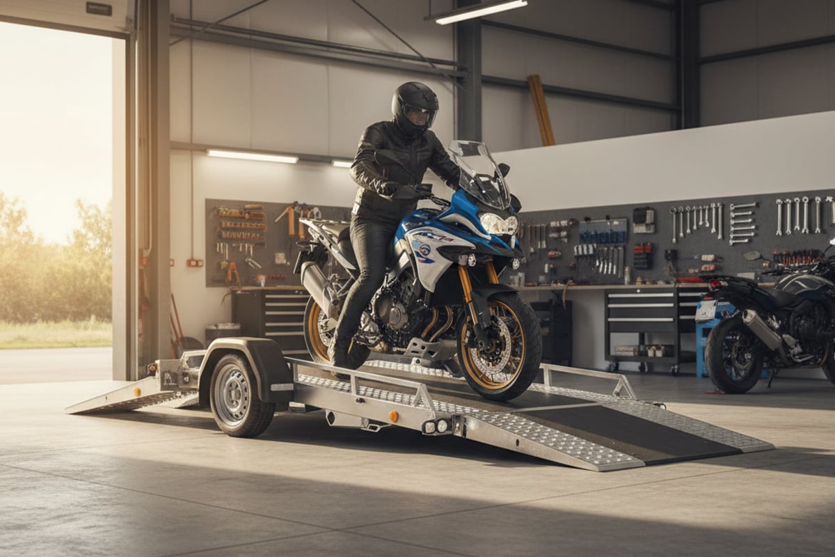 Quelle remorque choisir pour déplacer votre moto ? - InduroGear